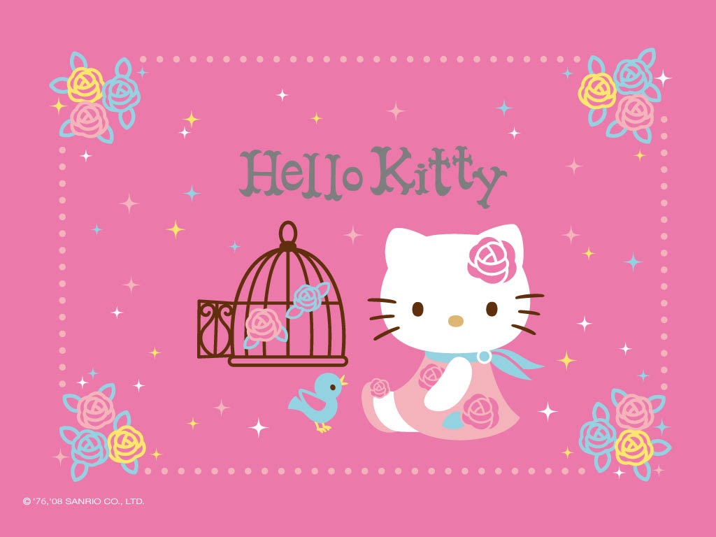 Mimmy and Hello Kitty: Wallpaper Hello Kitty Bird