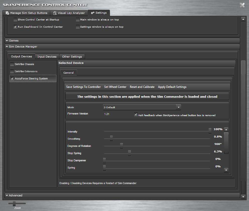 MockRacer: AccuForce Settings For Dummies
